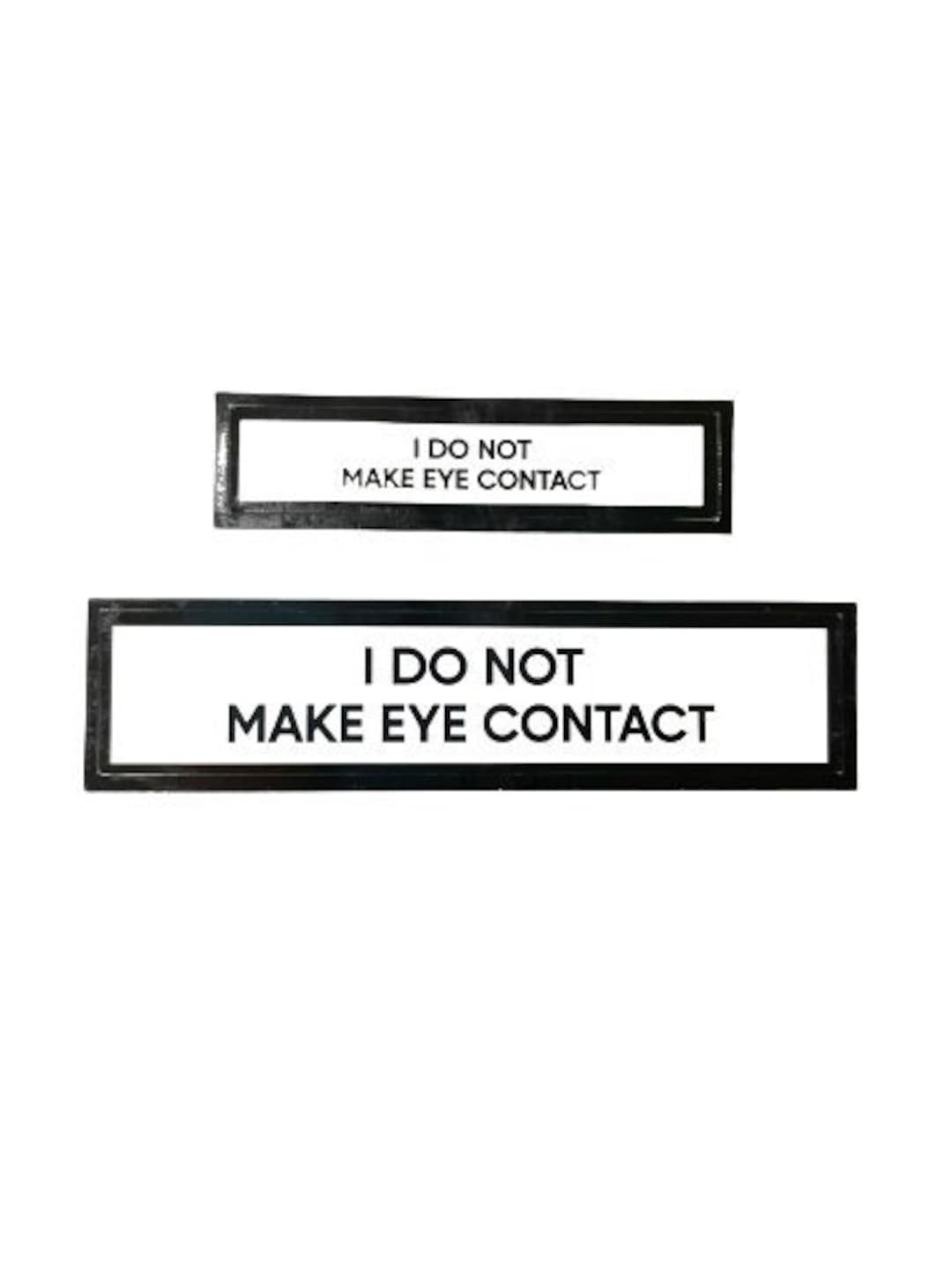 I Do Not Make Eye Contact Communication Stickers Set of 2 - Etsy