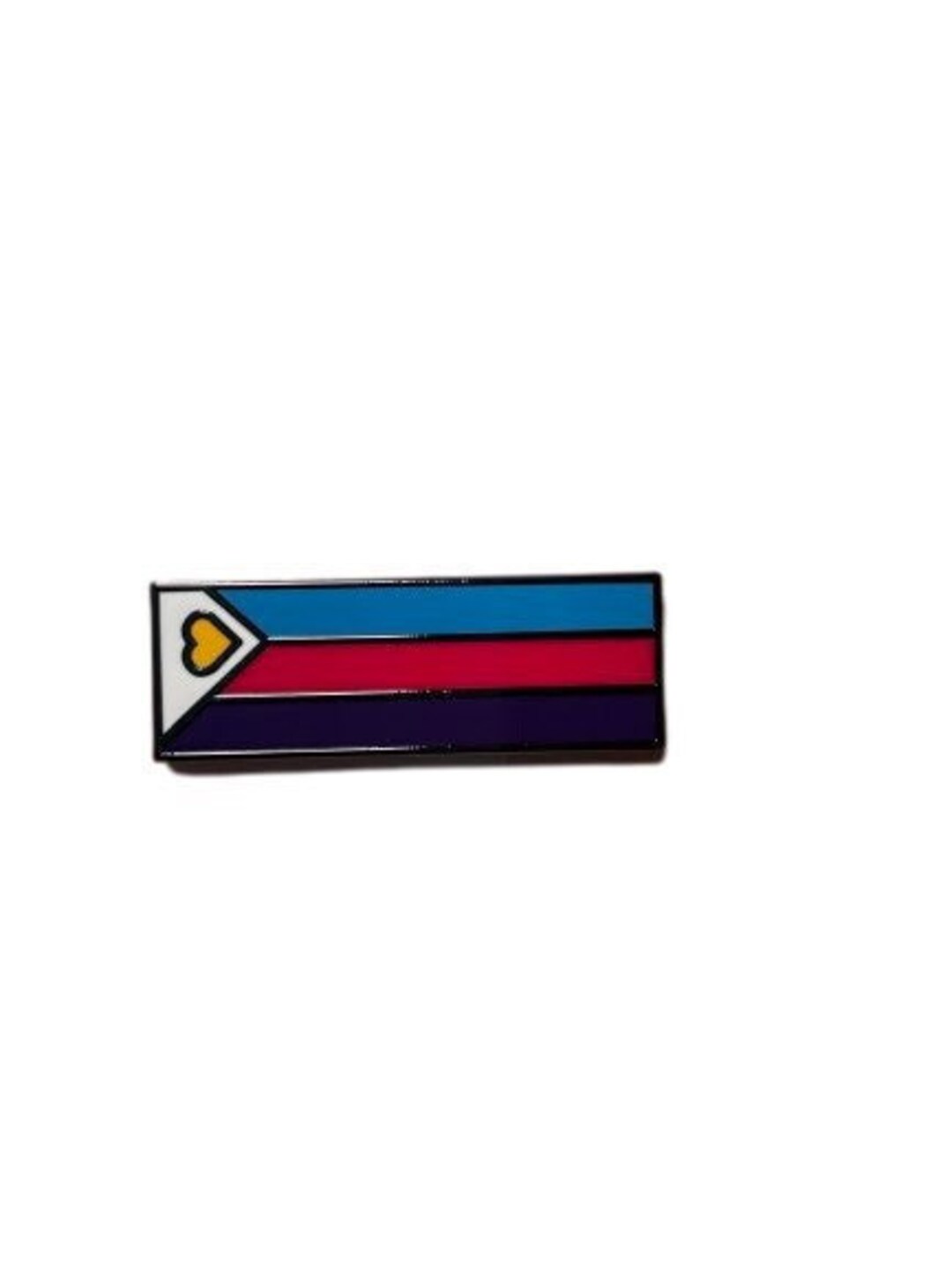 Polyamorous Polyamory Polyam Pride 1.5 Inch LGBTQIA2+ Pride Flag Enamel ...