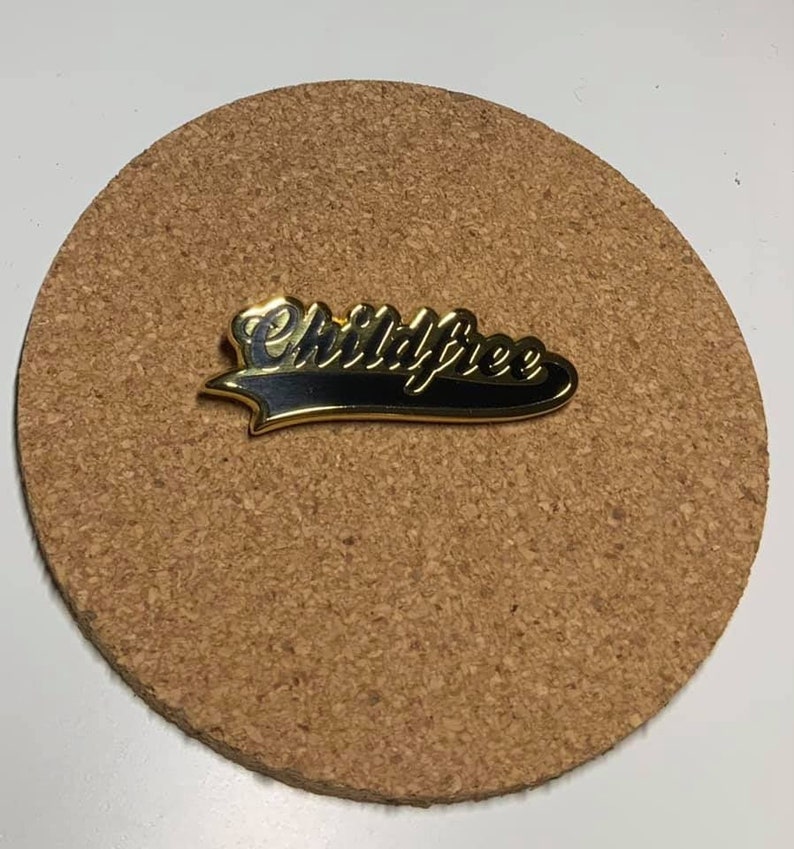 Childfree Pin Childfree Enamel Pin Birth Control Pin | Etsy