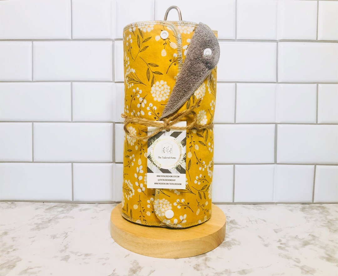 Un Reusable Paper Less Towels - WOODLAND COTTON //reusable Paper Towels ...