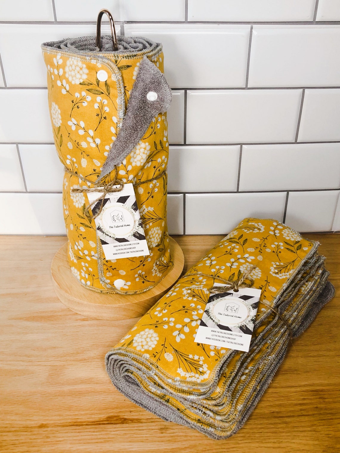 Un Reusable Paper Less Towels WOODLAND COTTON //reusable - Etsy