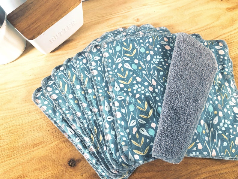 Un Reusable Paper Less Towels Meadow Flowers //reusable - Etsy