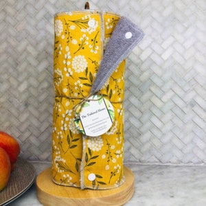 Un Reusable Paper Less Towels - WOODLAND COTTON //reusable Paper Towels ...