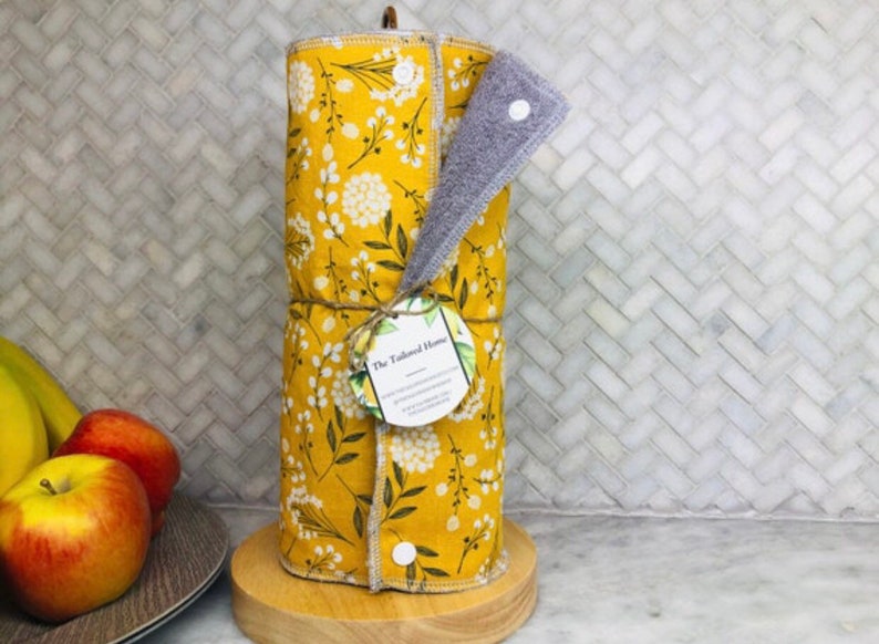 Un Reusable Paper Less Towels WOODLAND COTTON //reusable - Etsy