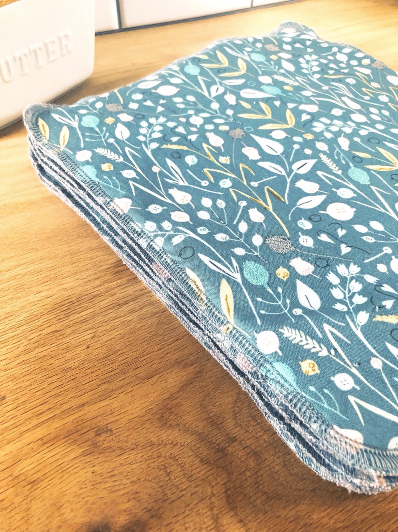 Un Reusable Paper Less Towels Meadow Flowers //reusable - Etsy