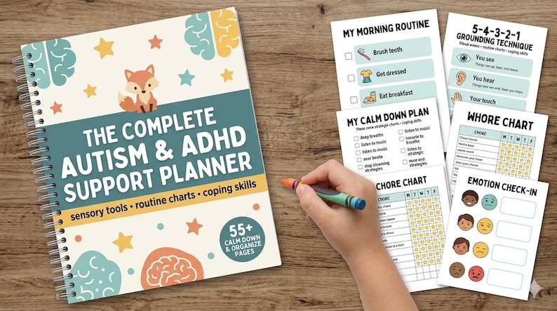 Calm Down Worksheet, Emotional Regulation, Sensory Activities, ADHD ...