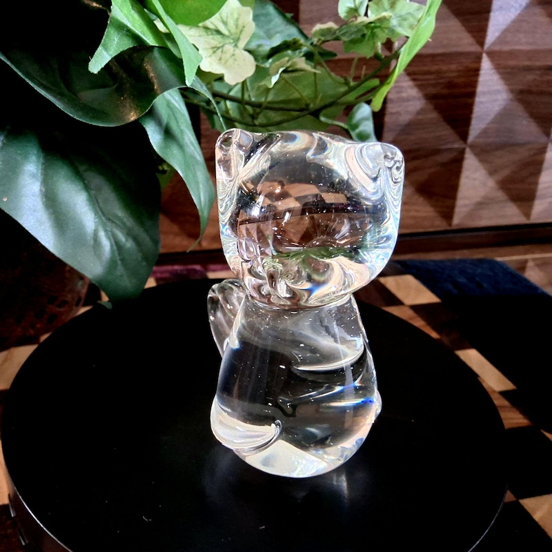 Vintage Clear Glass Tray - Etsy