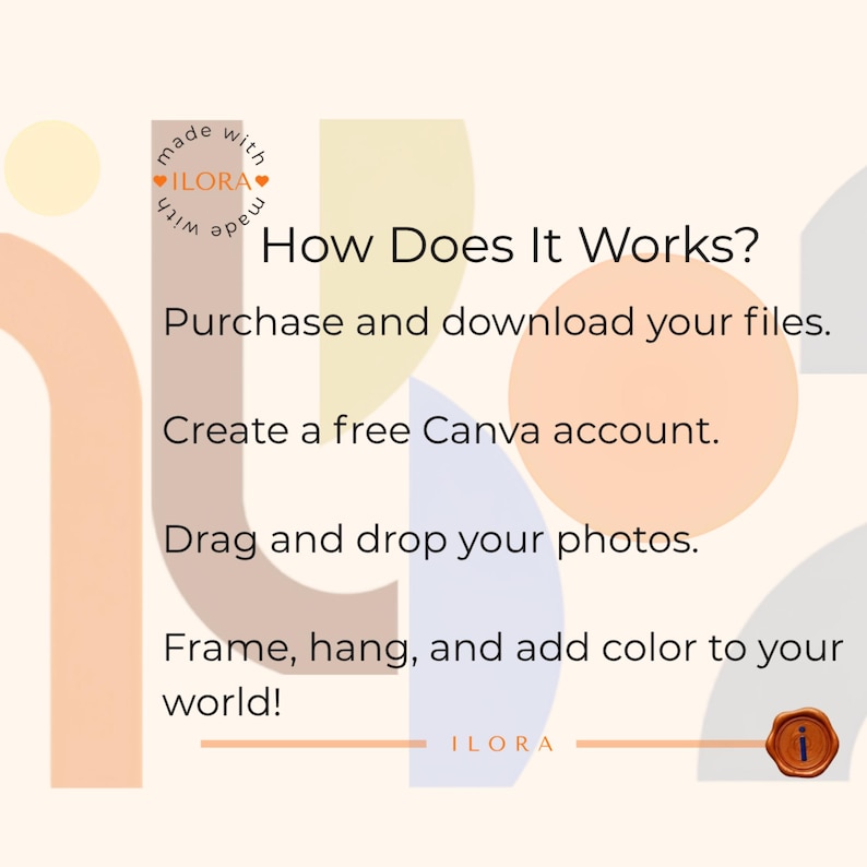 Orange Green Wedding Invitation Suite, Editable Canva Template (digital ...
