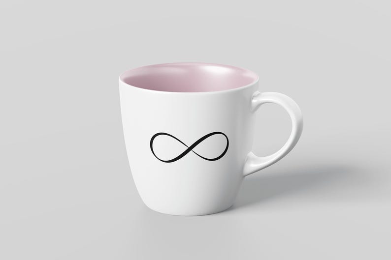 Infinity-Symbol SVG PNG: Minimale Schleife Line Art für Cricut ...
