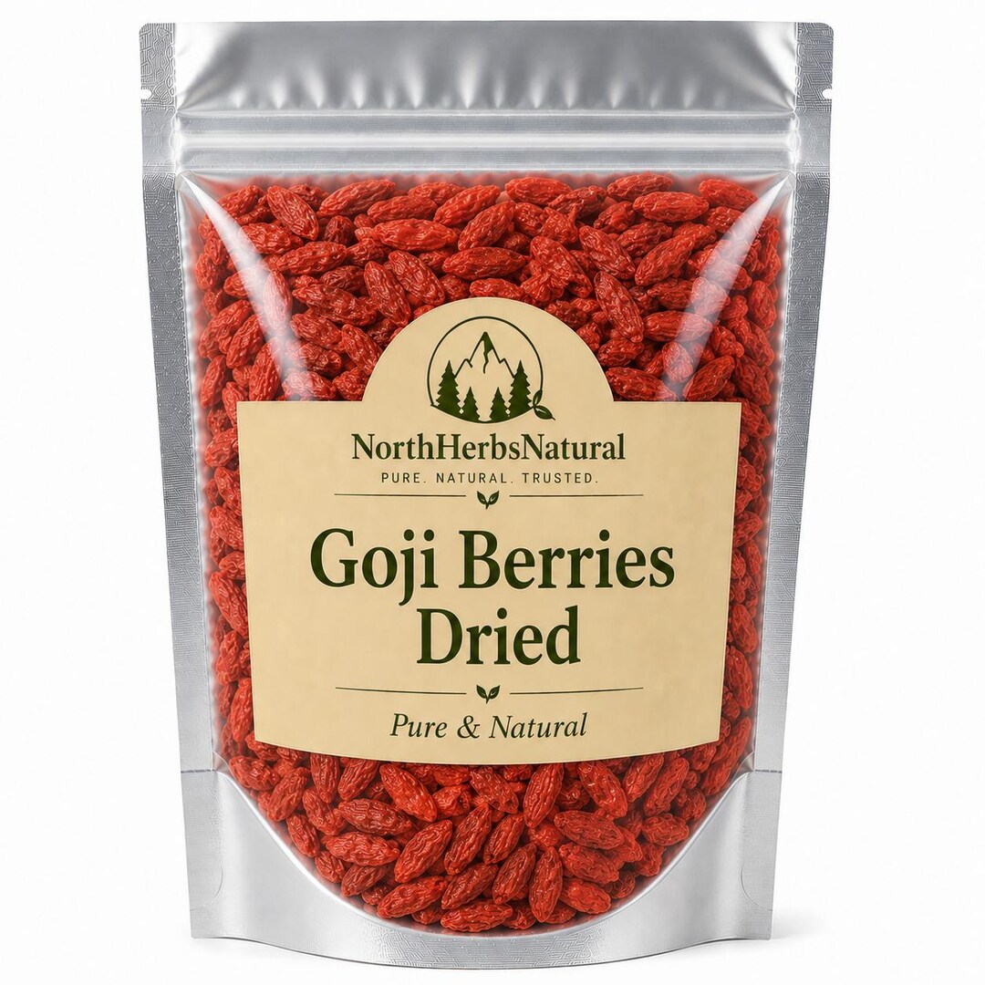 Dried Goji Berries | Natural Sweet Chewy Fruit for Snacks, Tea ...