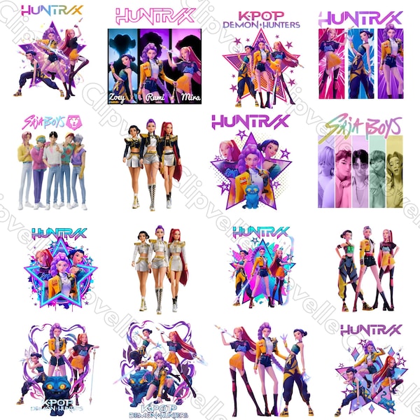 Kpop Anime Cartoon Svg - Etsy UK