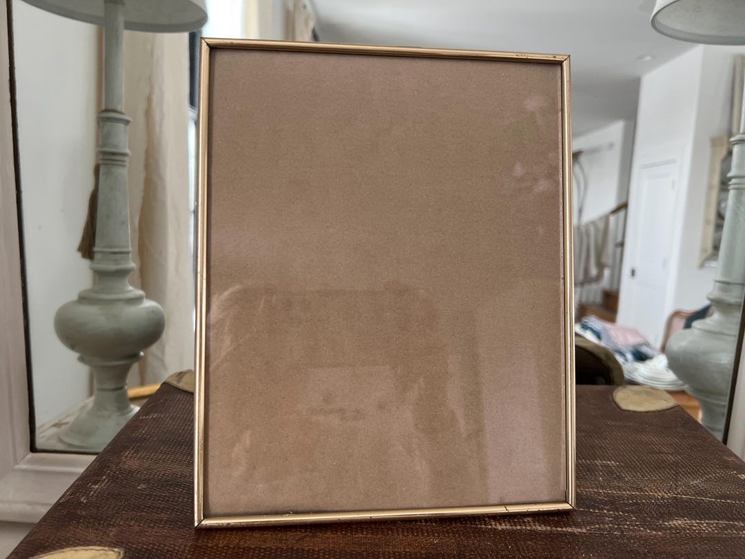 Vintage Picture Frames Gold Brass Table Top Frames 5x7 (3 Pcs) - Etsy