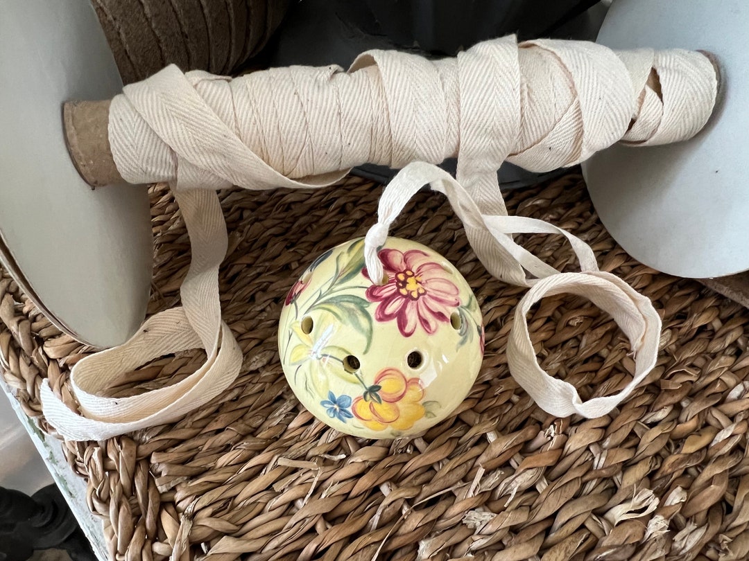 Vintage Pomander Ball Sachet Lavender Ball Lavender Wand Botanical ...