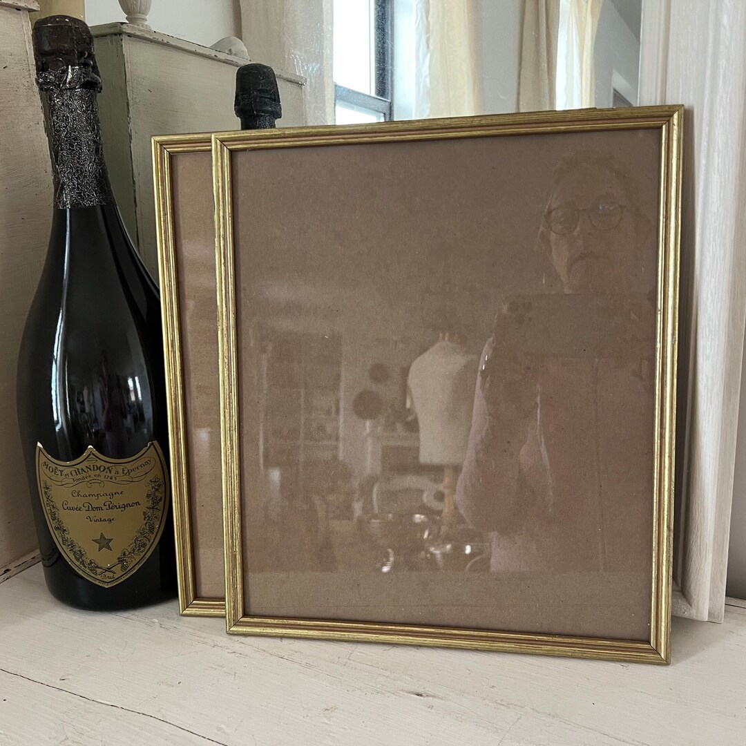 Vintage Gold Frames Wood Document Frames Gold Gilt (pair) - Etsy