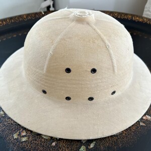 Vintage Hat Pith Helmet Mens Hat Safari British Antique - Etsy