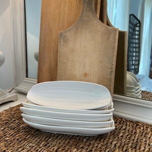 Ironstone Corn Dishes Porcelain White Sweet Corn Farmhouse Picnic ...