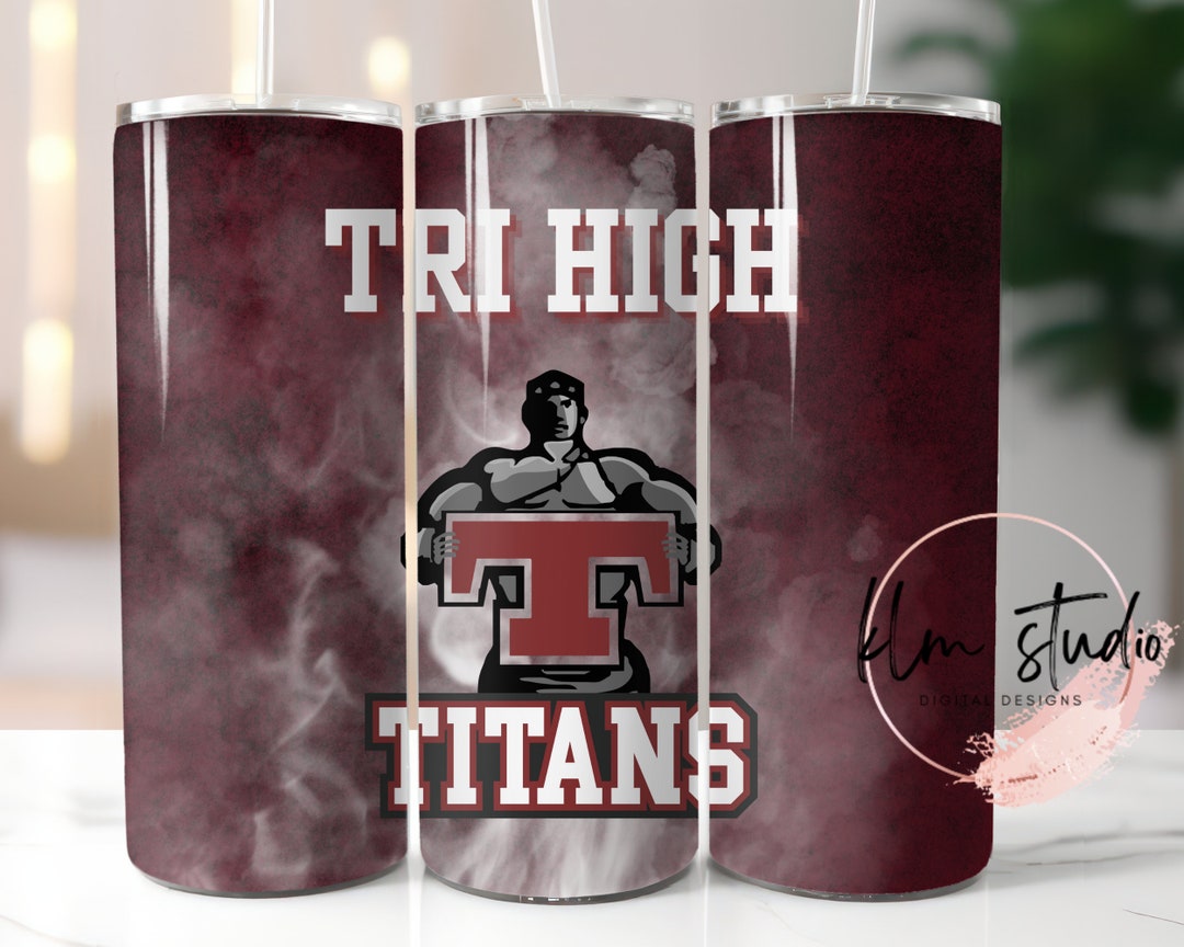 Tri High Titans Skinny Tumbler Wrap - Etsy