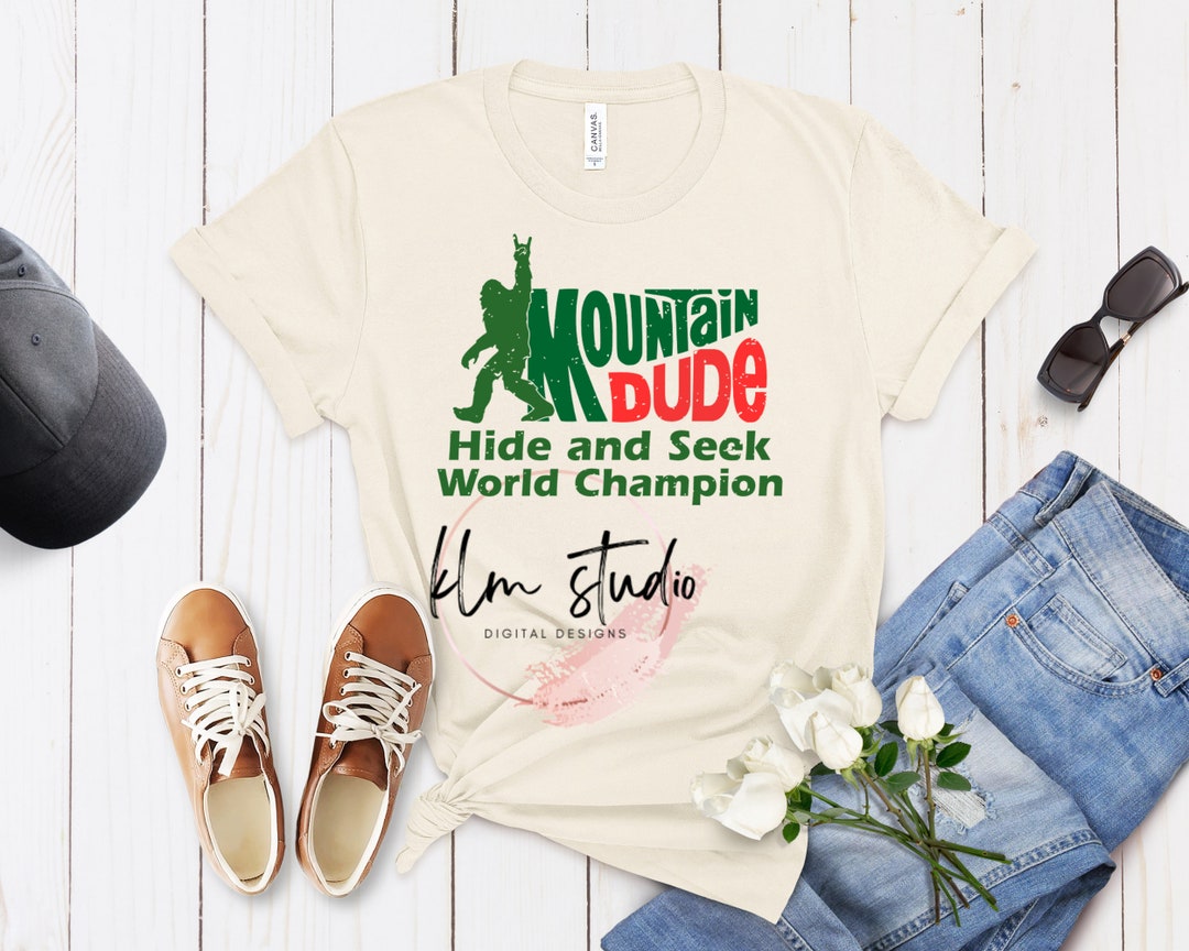 Mountain Dude Hide and Seek World Champion, PNG - Etsy