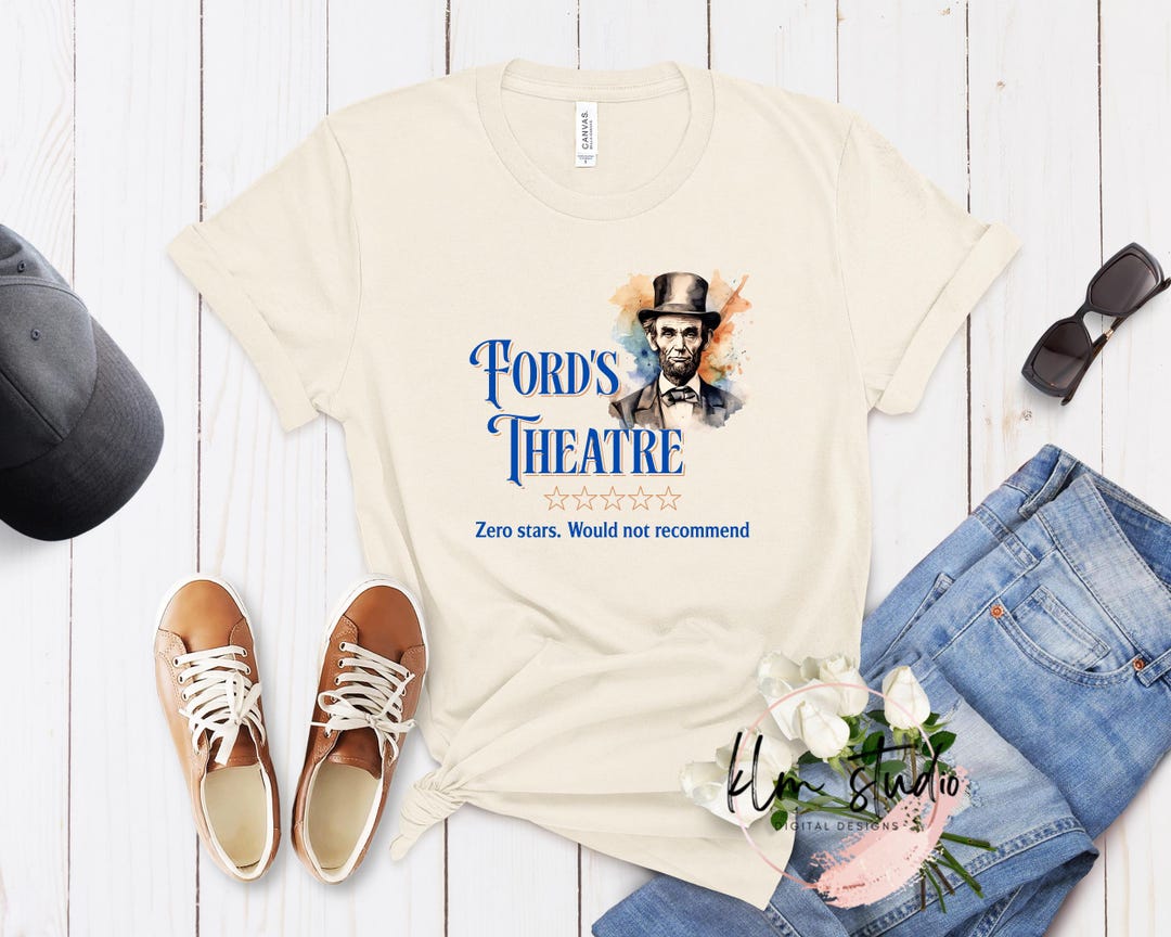 Ford's Theater Zero Stars Would Not Recommend, PNG - Etsy
