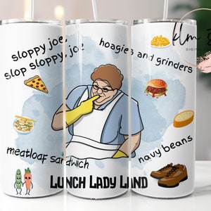 Lunch Lady Land Skinny Tumbler Wrap - Etsy
