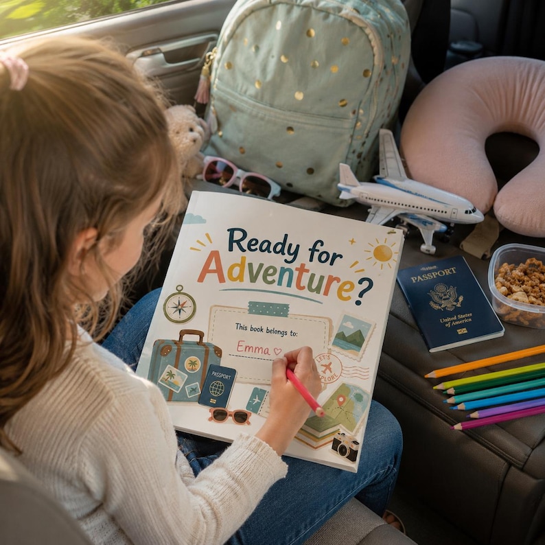 Airplane Activities for Kids 4-8, Screen Free Road Trip Games ...