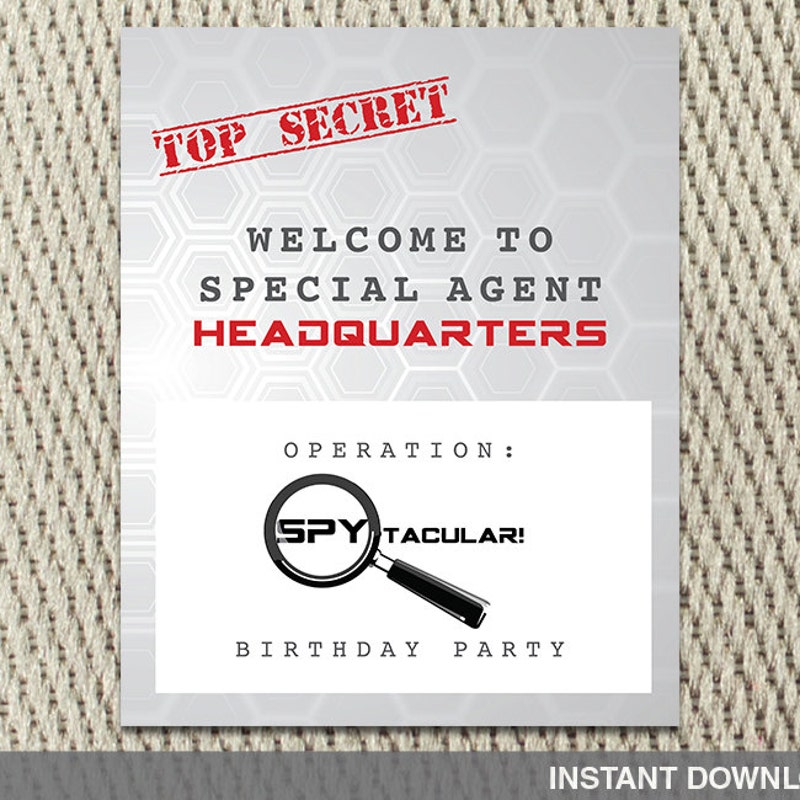 Mission Impossible Party Theme - Etsy