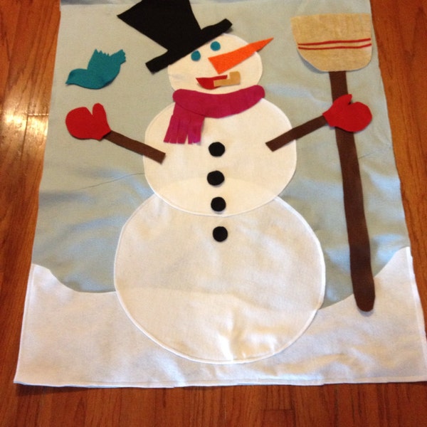 Felt Snowman - Etsy