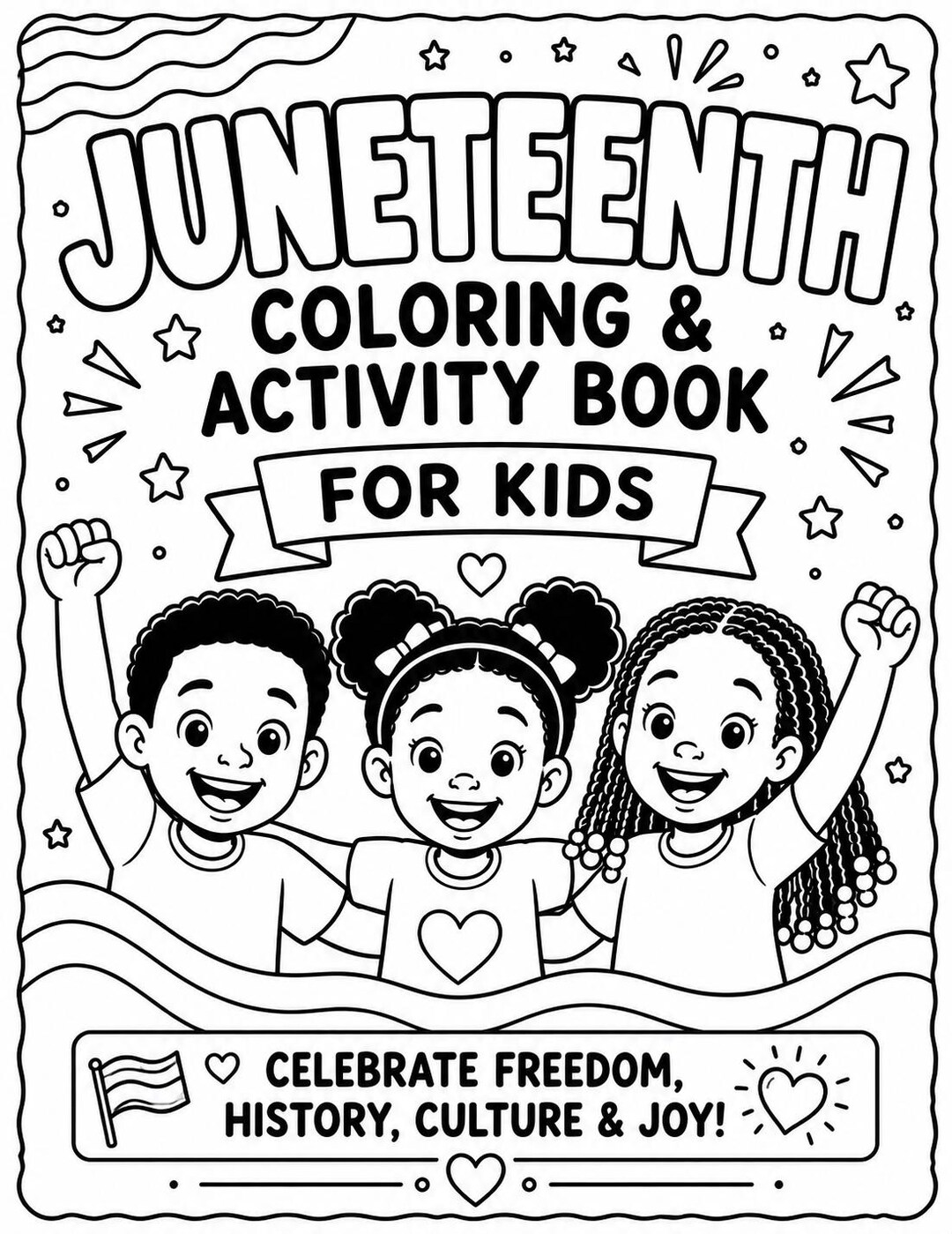 Juneteenth Joy | Printable Kids Activity Book - Etsy