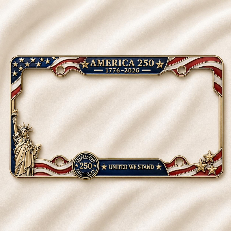 Usa 250th License Plate - Etsy