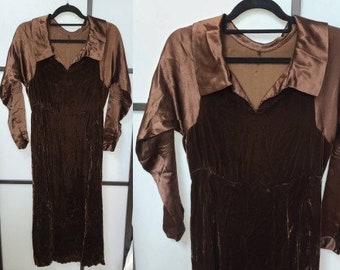 Brown Flapper Dress | Etsy