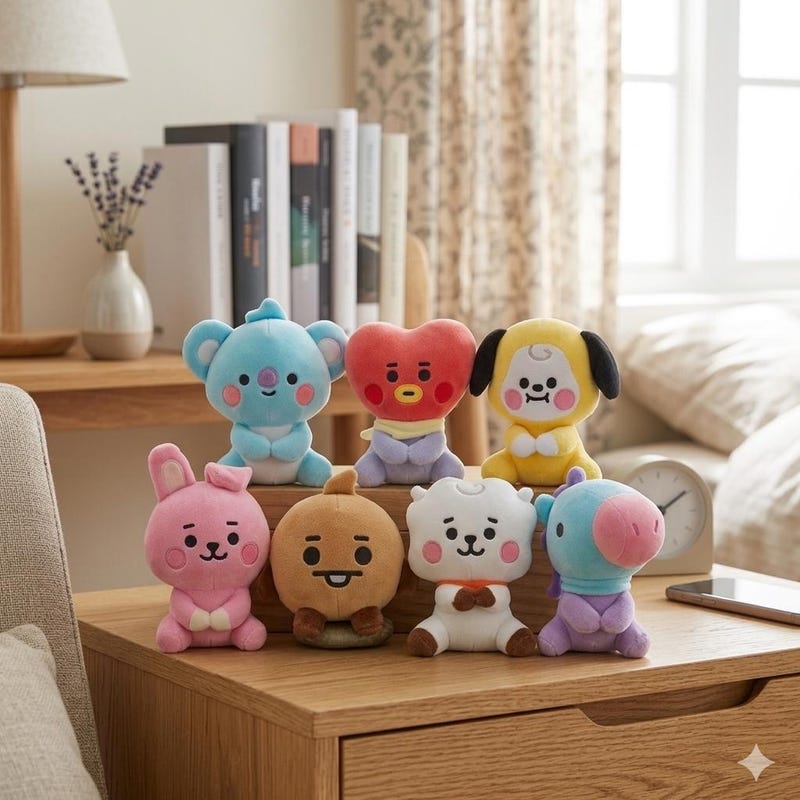Bts Character Plushies - Etsy