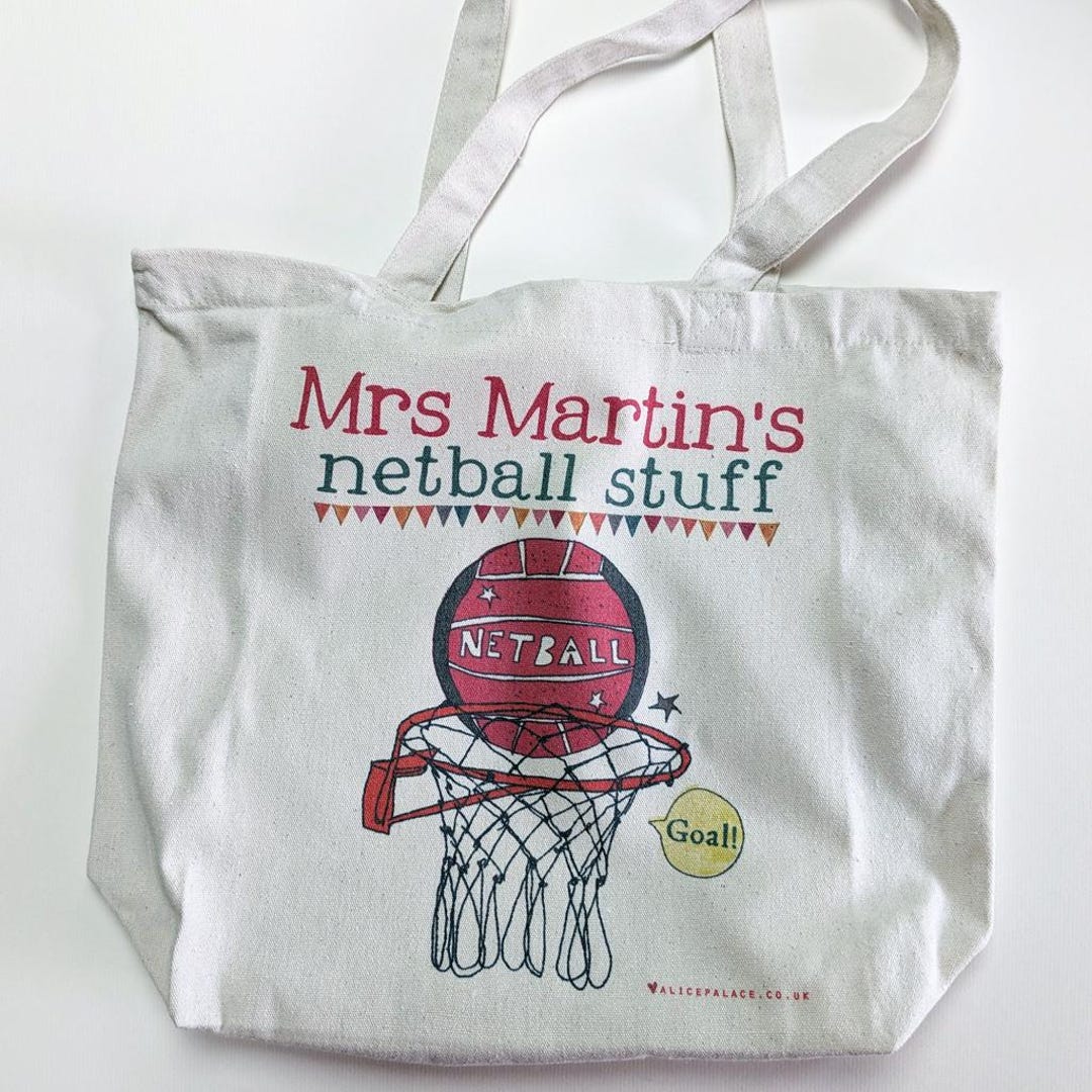 Personalised Netball Kit Bag - Etsy