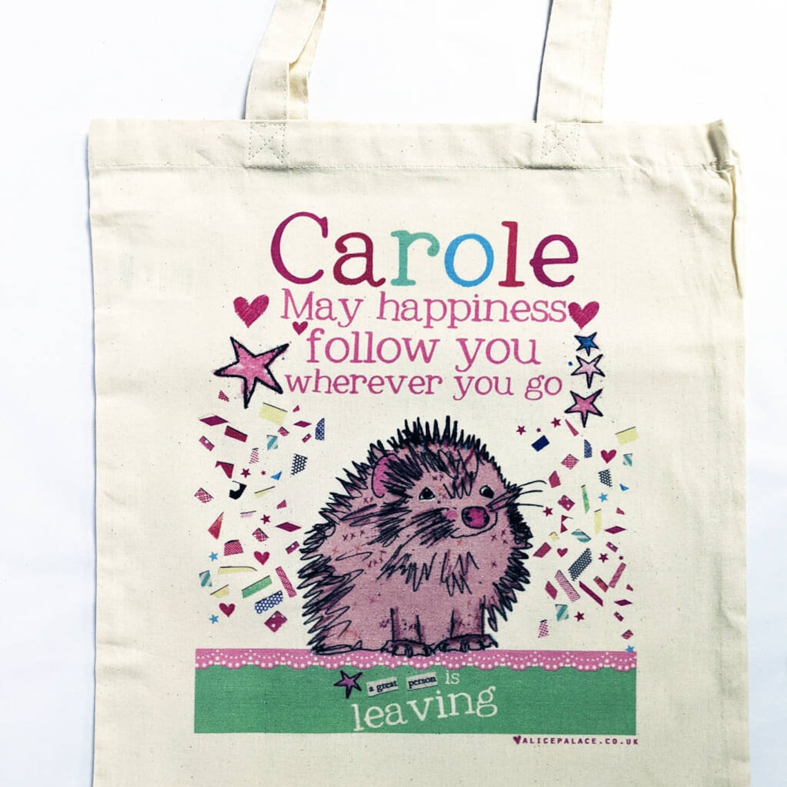 Personalised Leaving Bag, Goodbye, We'll Miss You - Etsy