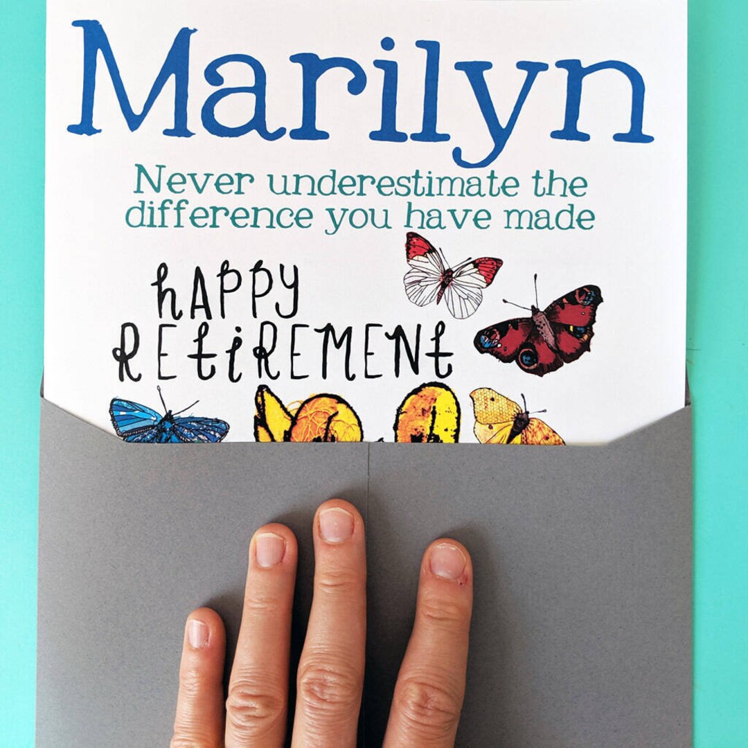 Personalised Big Retirement Card - Etsy