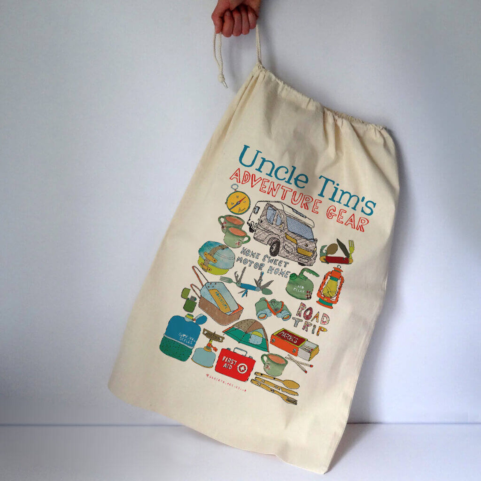 Personalised Ready for Adventure Storage Sack - Etsy