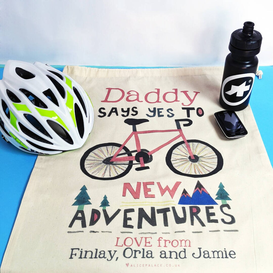 Personalised Cycling Adventures Storage Bag - Etsy