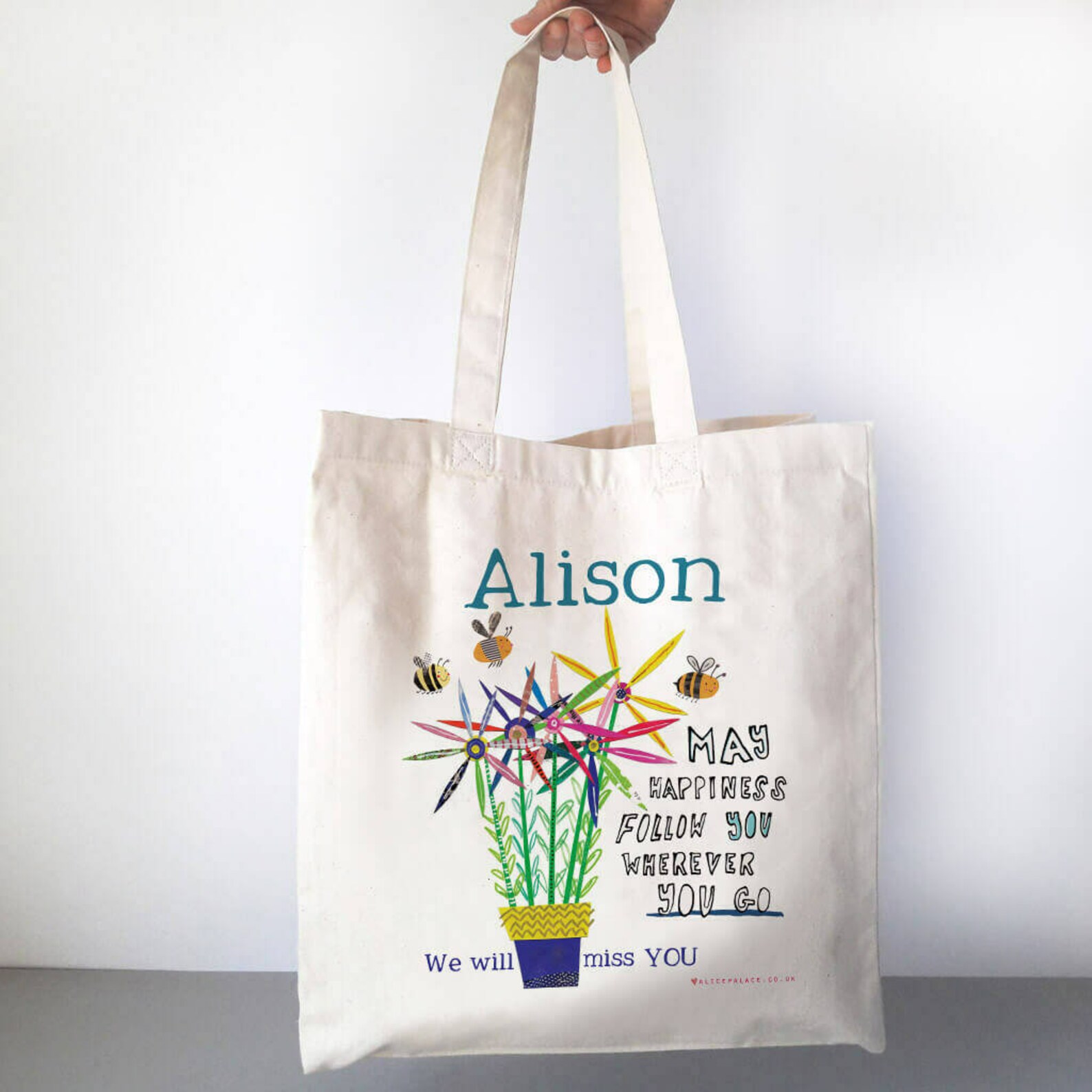 Personalised Leaving Bag, Goodbye, We'll Miss You - Etsy