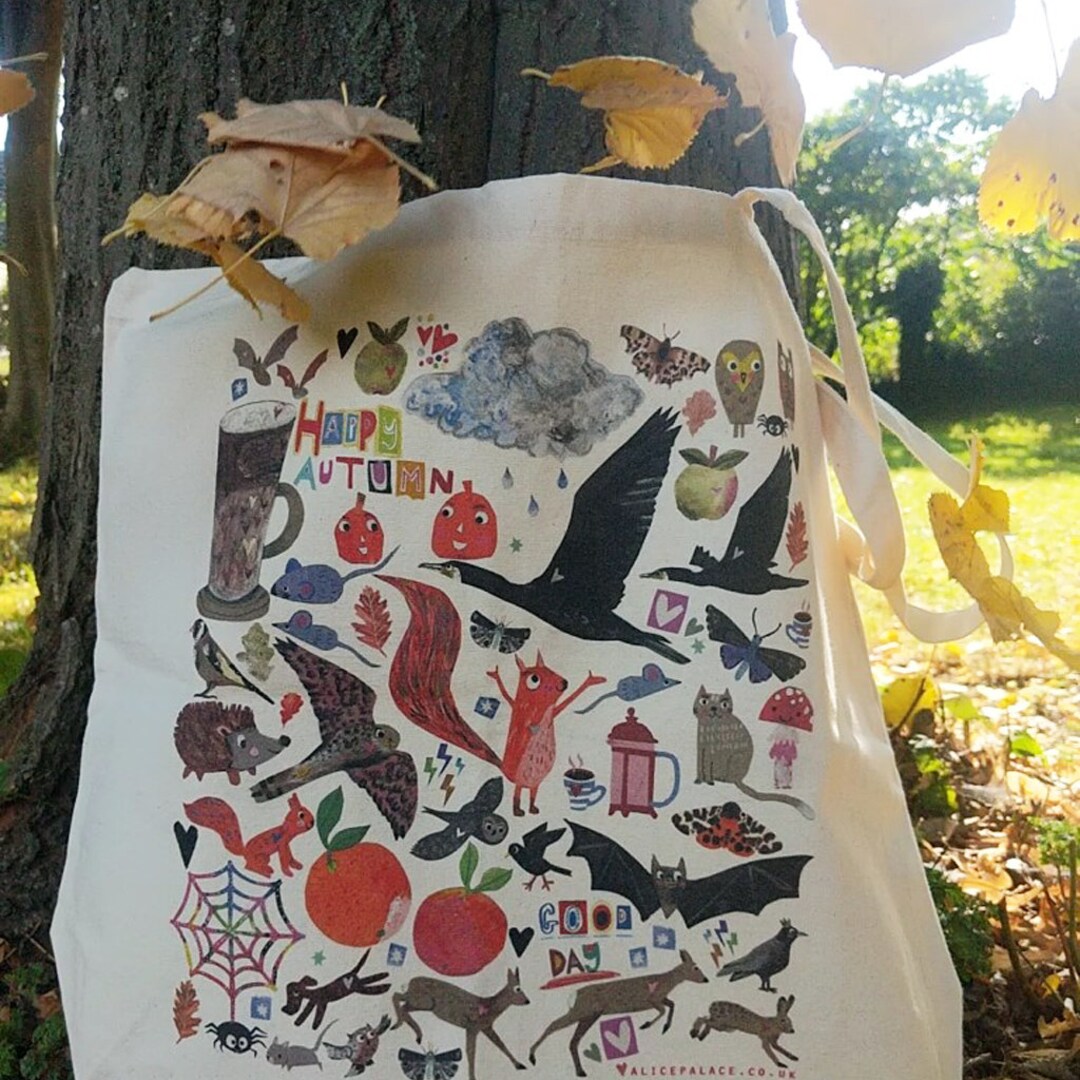 Thanksgiving Bag, Gift for Halloween, Nature Gift, Autumn Themed Gift ...