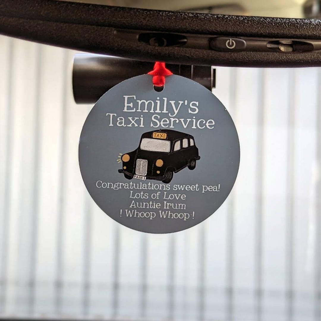 Personalised 'passed' Driving Test Car Decoration - Etsy