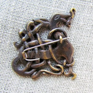 Urnes Serpent Brooch - Etsy