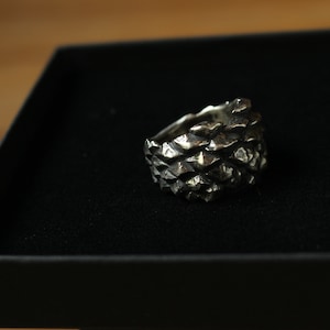 Pine Cone Ring, Sterling Silver - Etsy