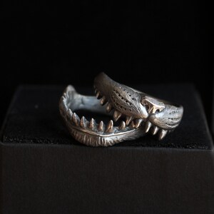 Cheshire Cat Smile, Two Part Ring, Sterling Silver - Etsy