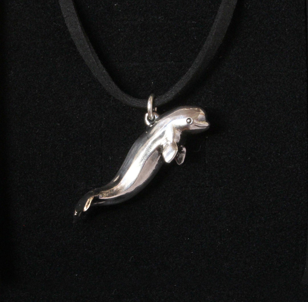 Beluga Whale Pendant, Sterling Silver - Etsy