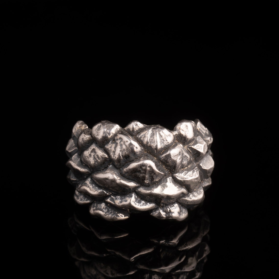 Pine Cone Ring, Sterling Silver - Etsy