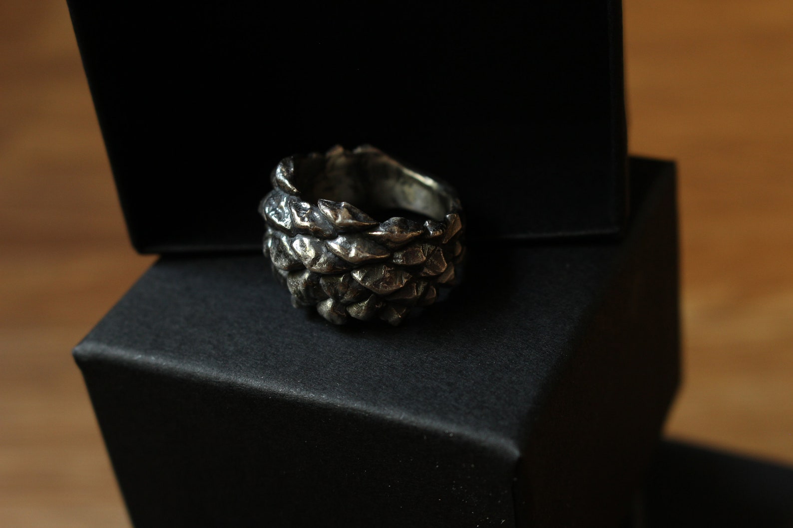Pine Cone Ring, Sterling Silver - Etsy
