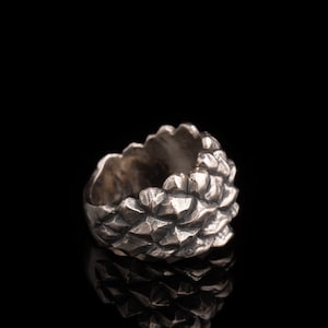 Pine Cone Ring, Sterling Silver - Etsy