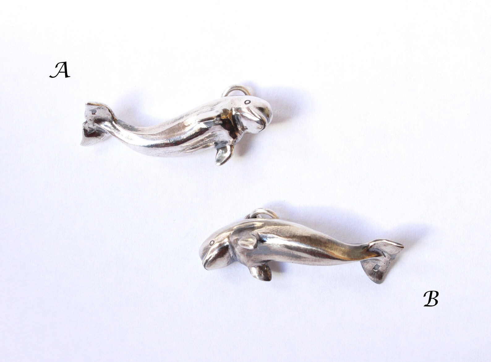 Beluga Whale Pendant Sterling Silver | Etsy