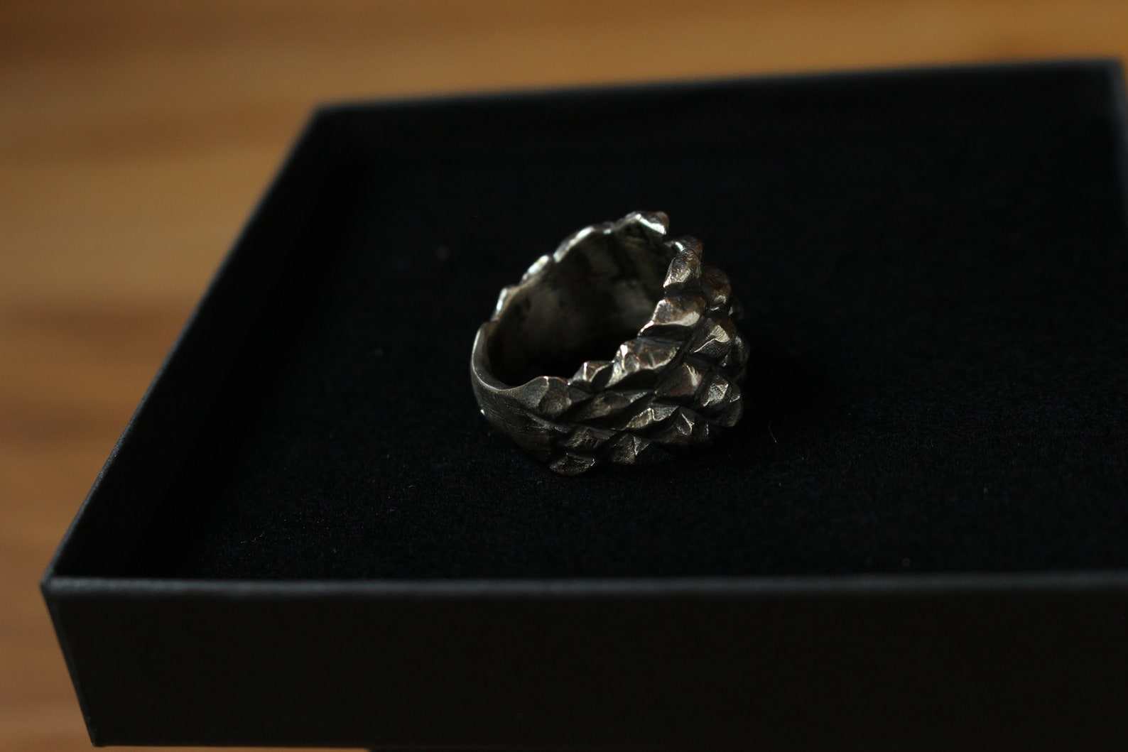Pine Cone Ring, Sterling Silver - Etsy