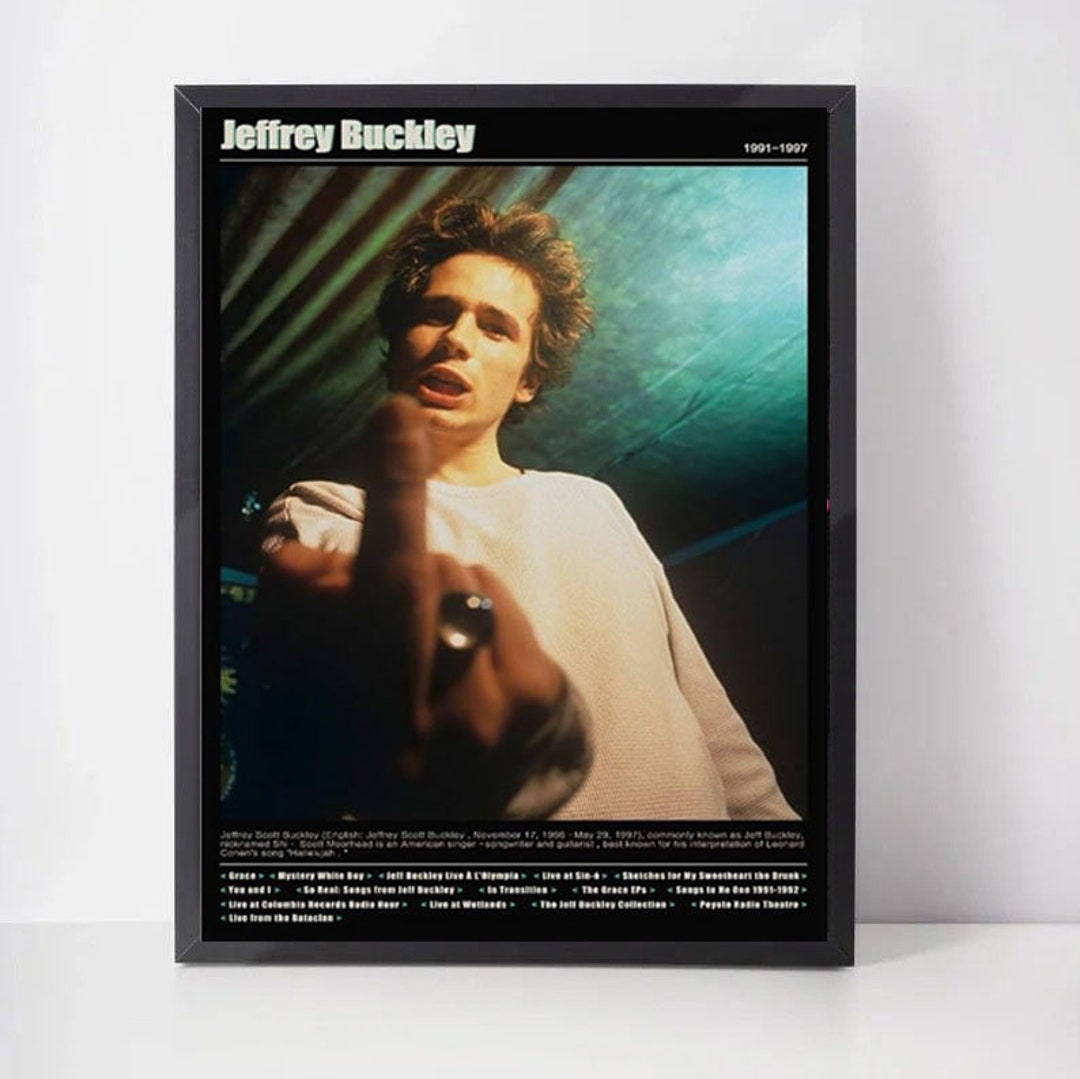 Jeff Buckley Poster Rock Singer Poster - Etsy
