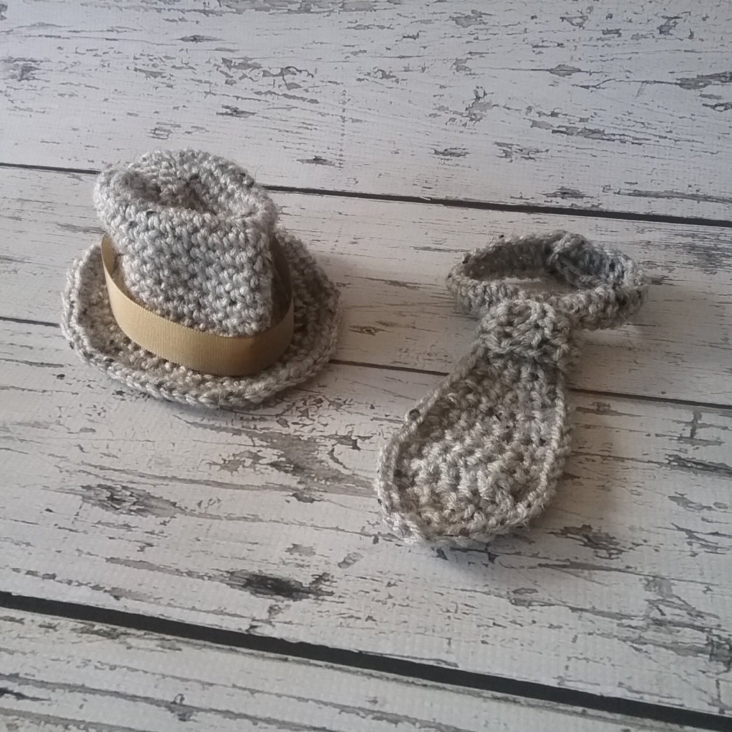 Crochet Baby Fedora Hat Grey Tweed Hat With Brim Matching - Etsy